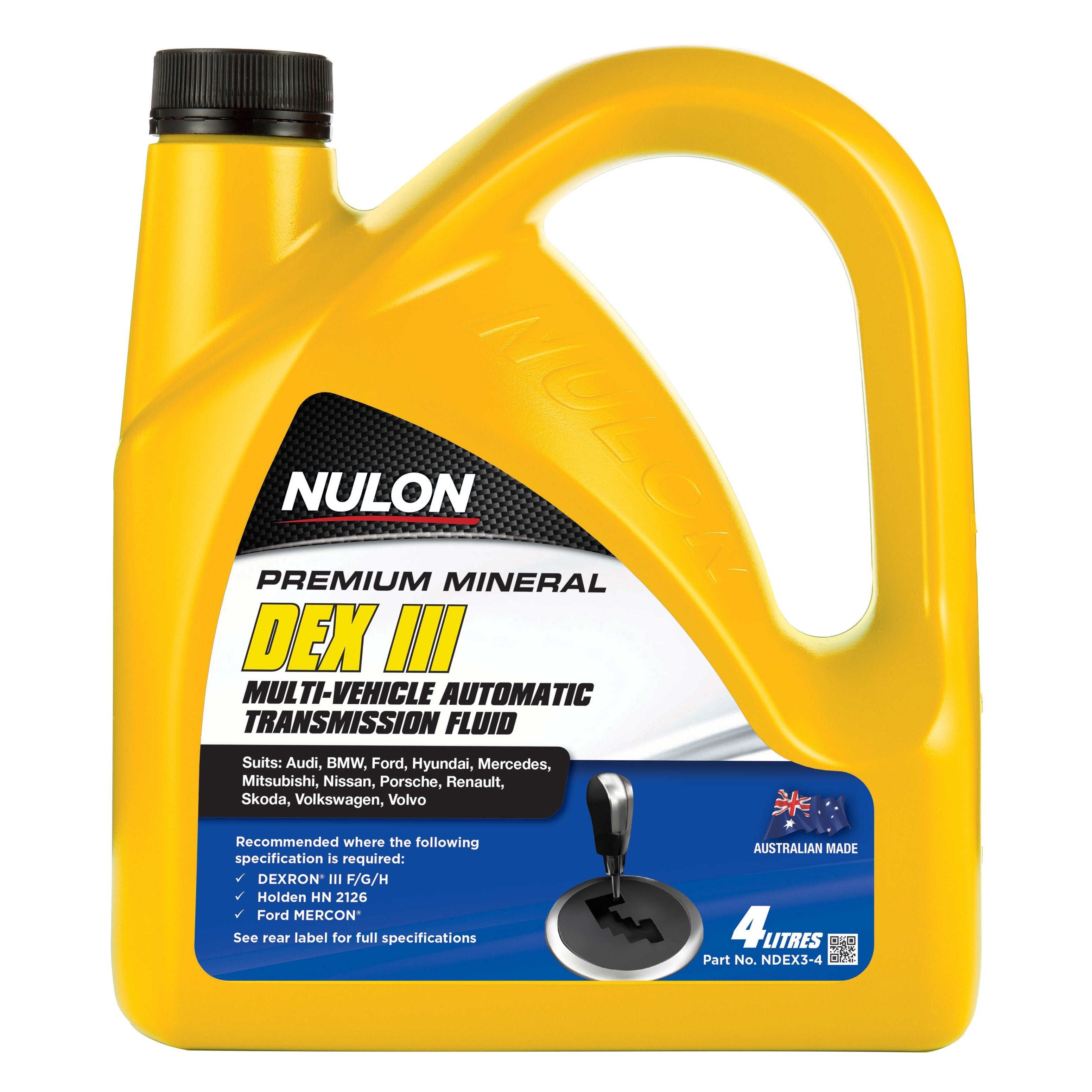 Nulon Premium Mineral Automatic Transmission Fluid - 4 Litre