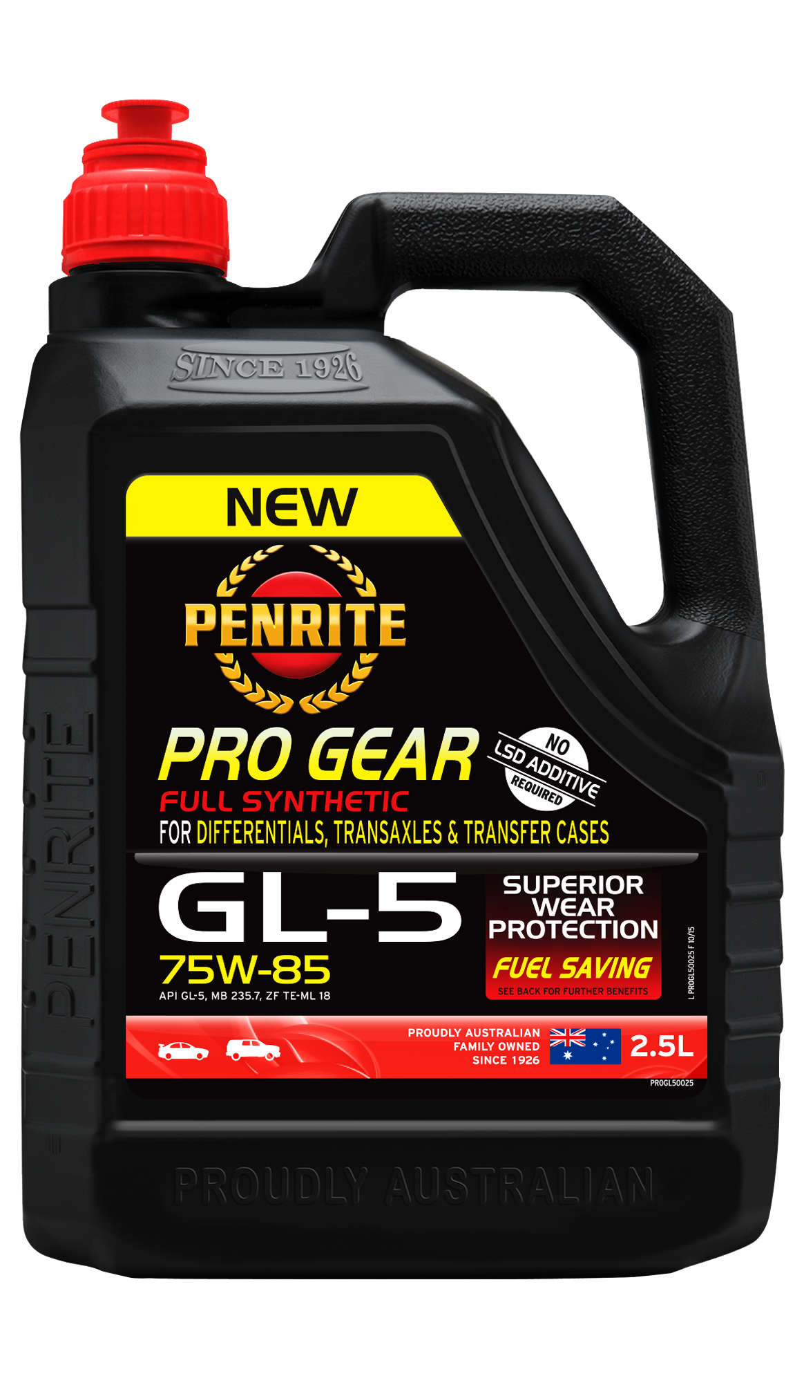 Penrite Pro Gear Oil GL-5 75W85 - 2.5 Litre