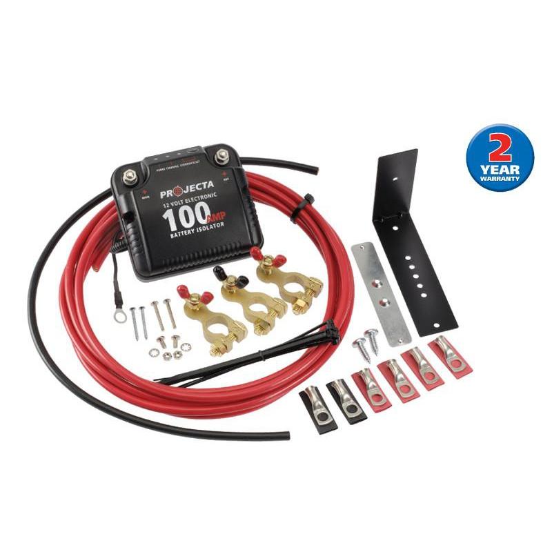 Projecta 12V 100 Amp Electronic Isolator Kit - DBC100K