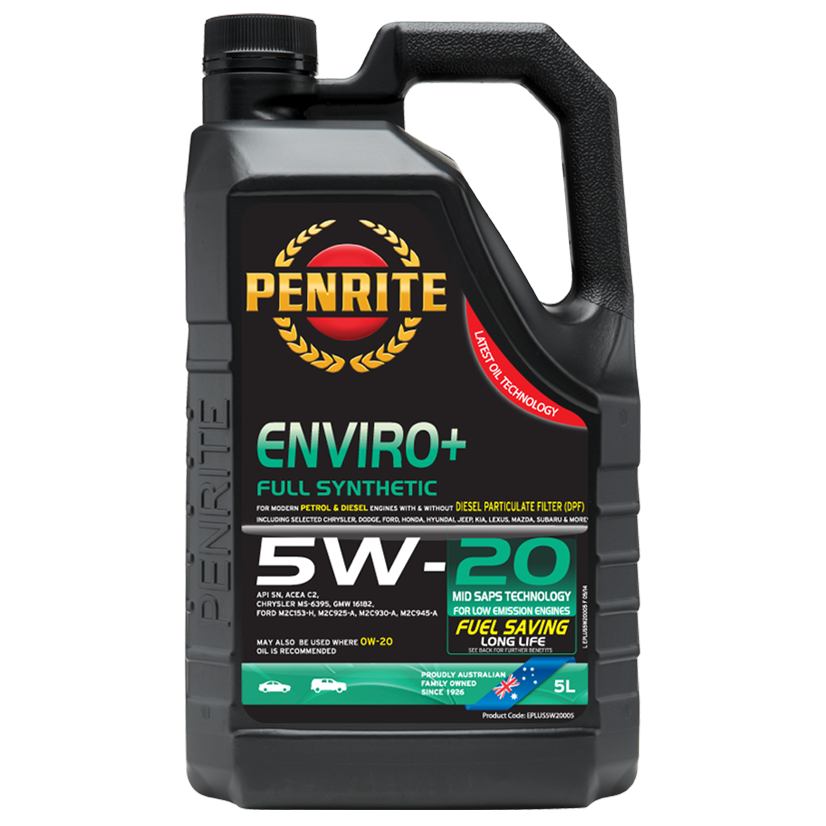 Penrite Enviro Plus 5W20 - 5 Litre
