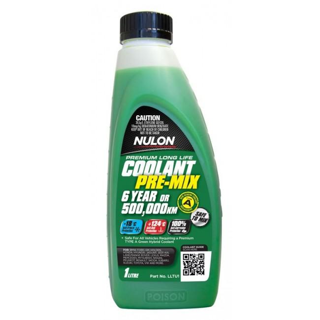 Nulon Green Long Life Top Up Coolant - 1 Litre